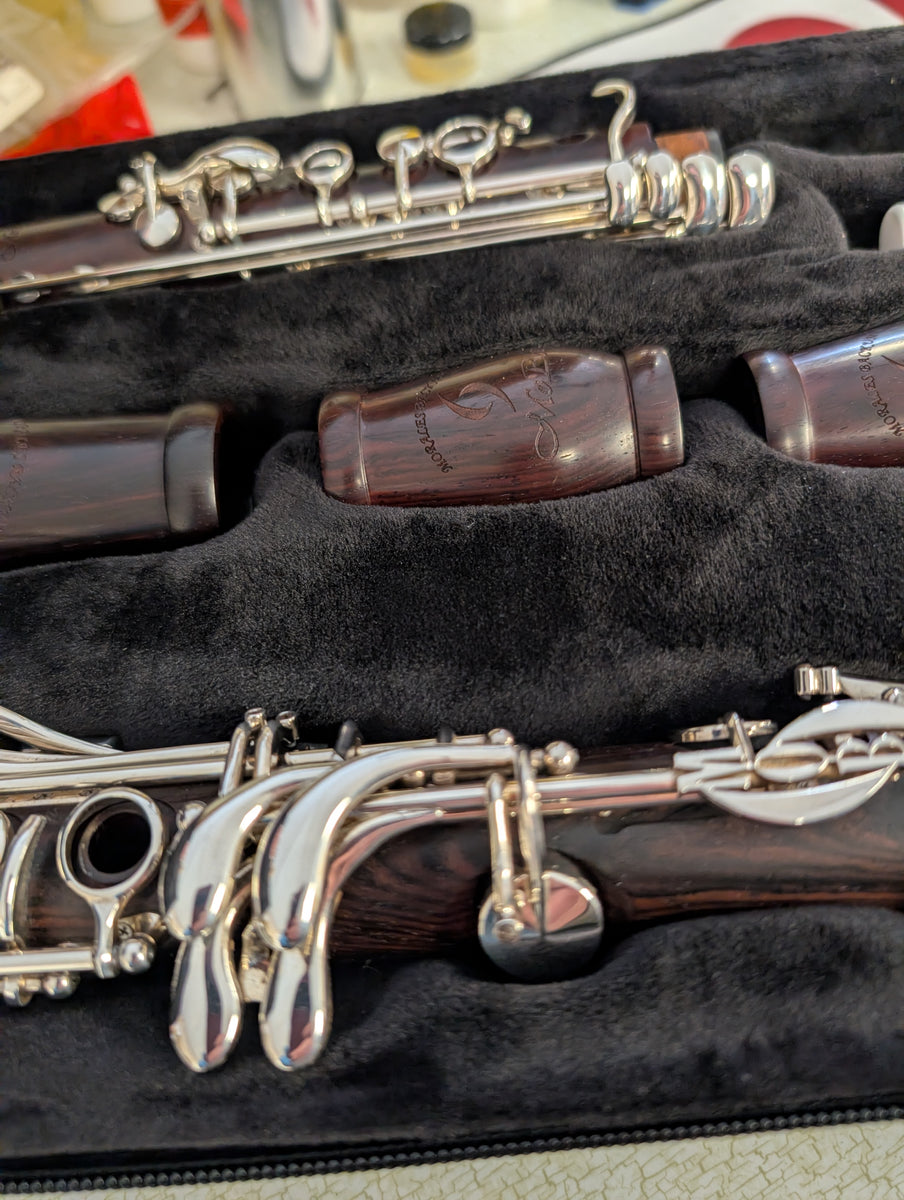USED Backun MoBa Bb Clarinet- Cocobolo/Silver – North Country Winds