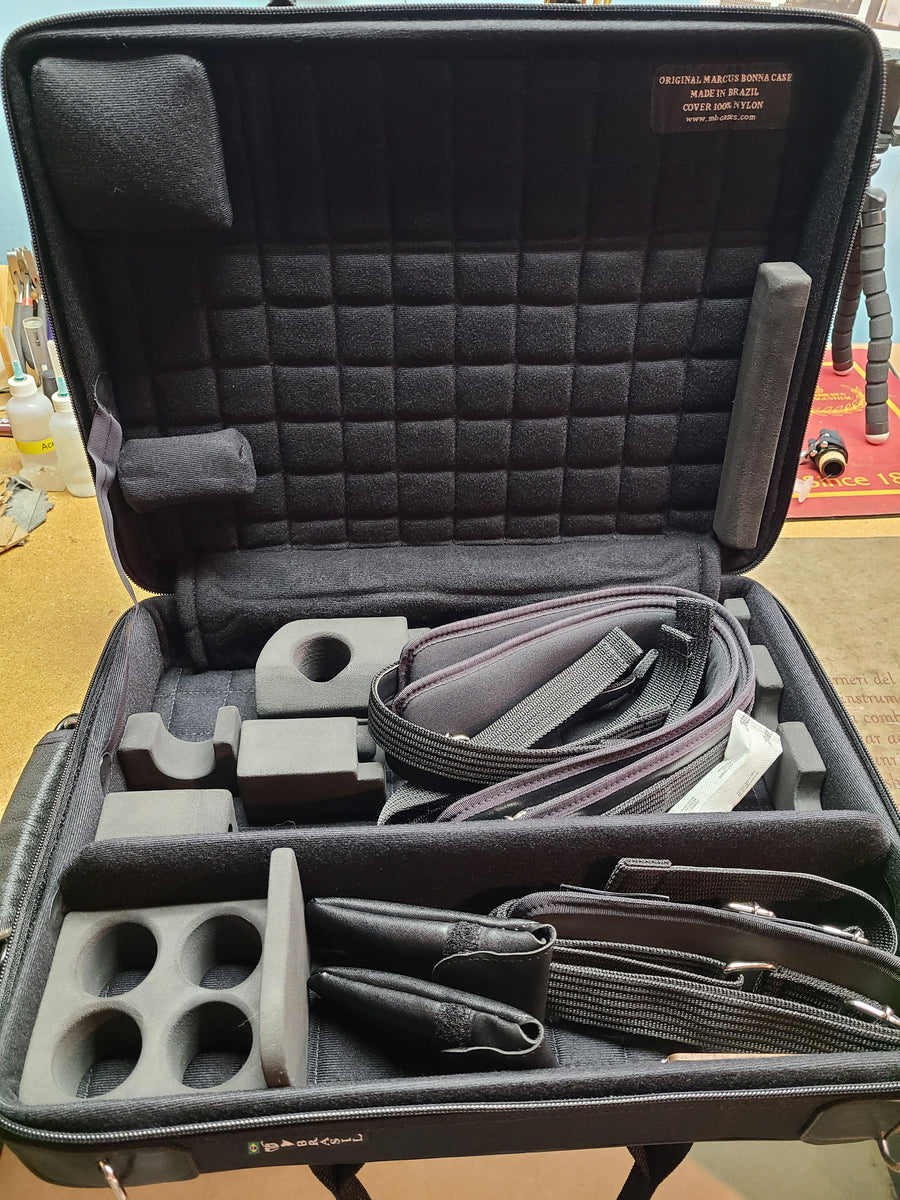 Marcus Bonna Double Clarinet Case (Bb/Eb)- Nylon – North Country Winds